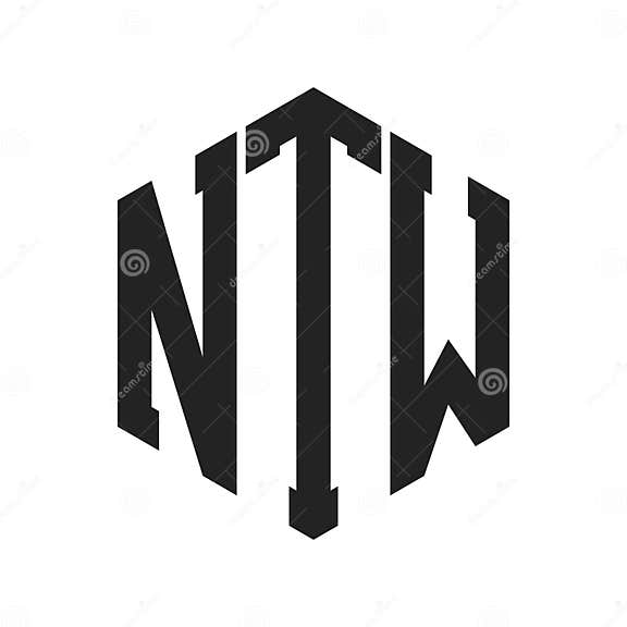 NTW Logo Design. Initial Letter NTW Monogram Logo Using Hexagon Shape ...