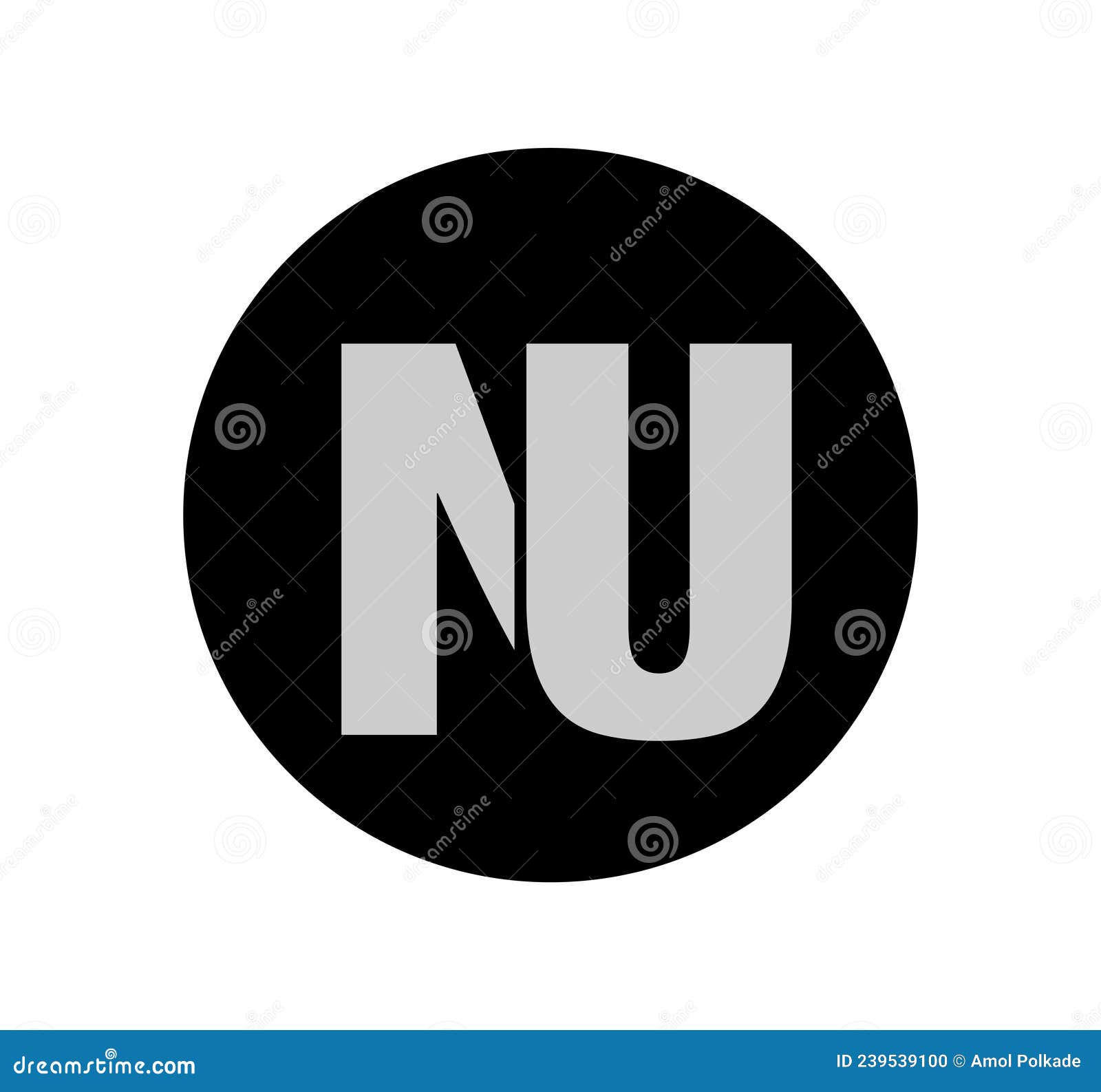 NU Company Initial Letters Monogram. NU Company Monogram Stock Vector ...