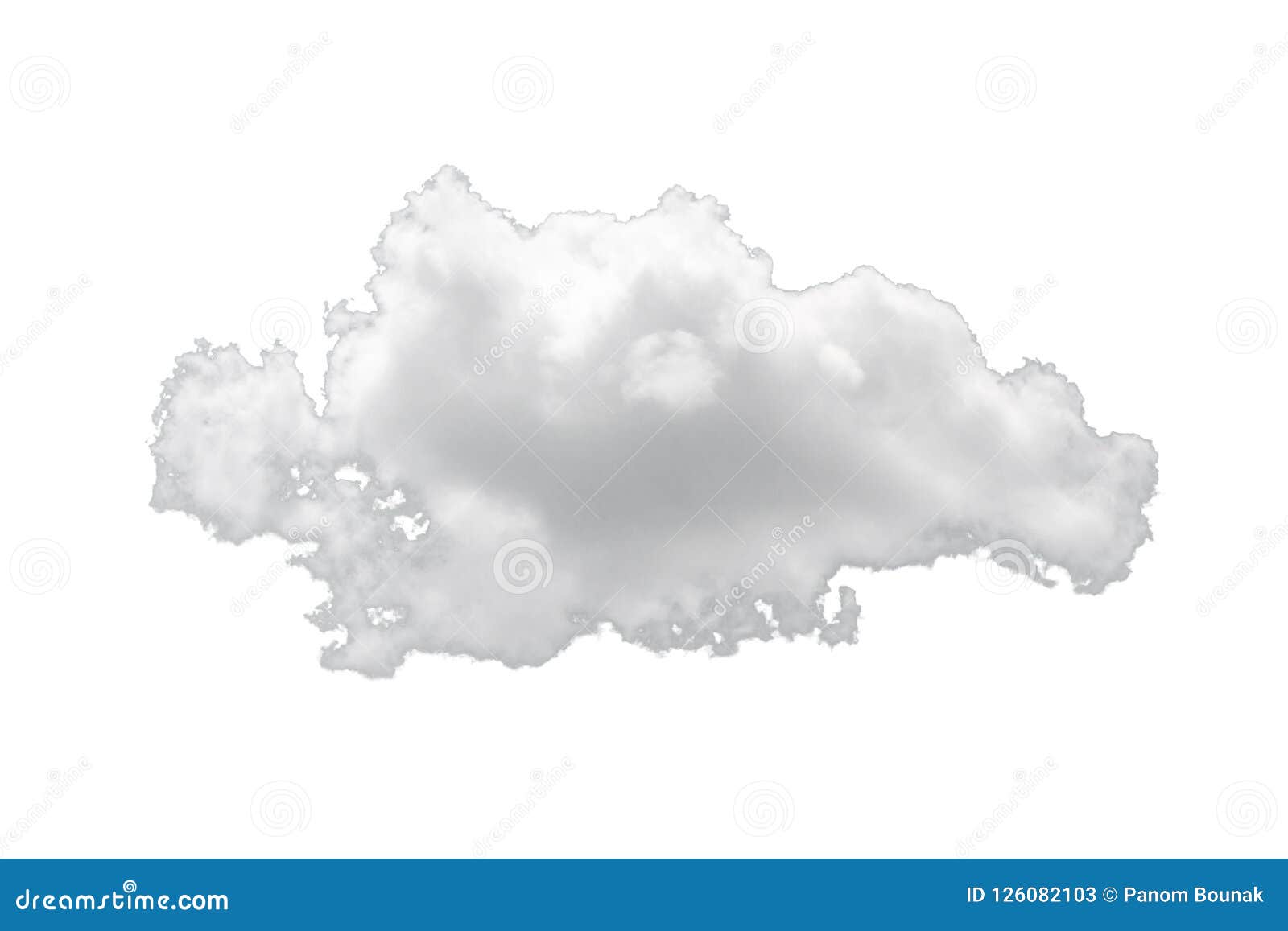 Nuage Blanc Simple De Nature D'isolement Sur Le Fond Blanc Image stock ...