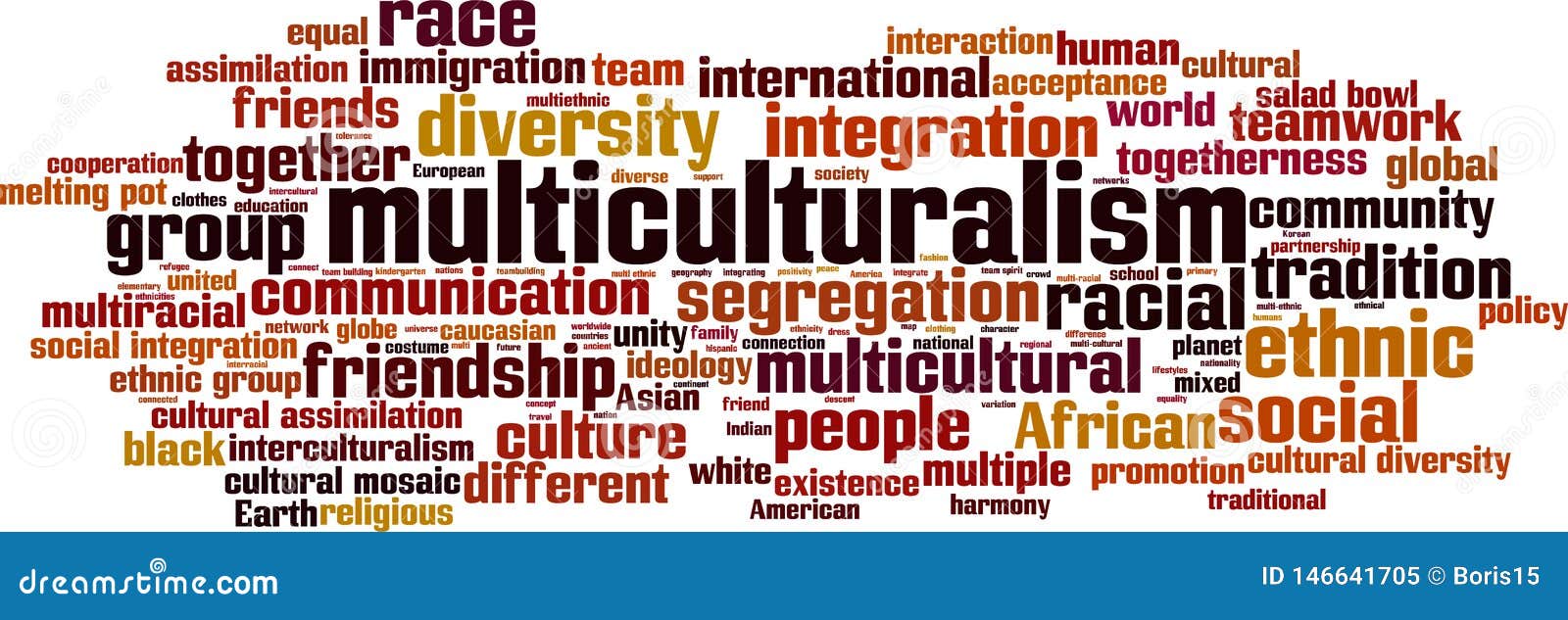 Nuage De Mot De Multiculturalisme Illustration de Vecteur ...