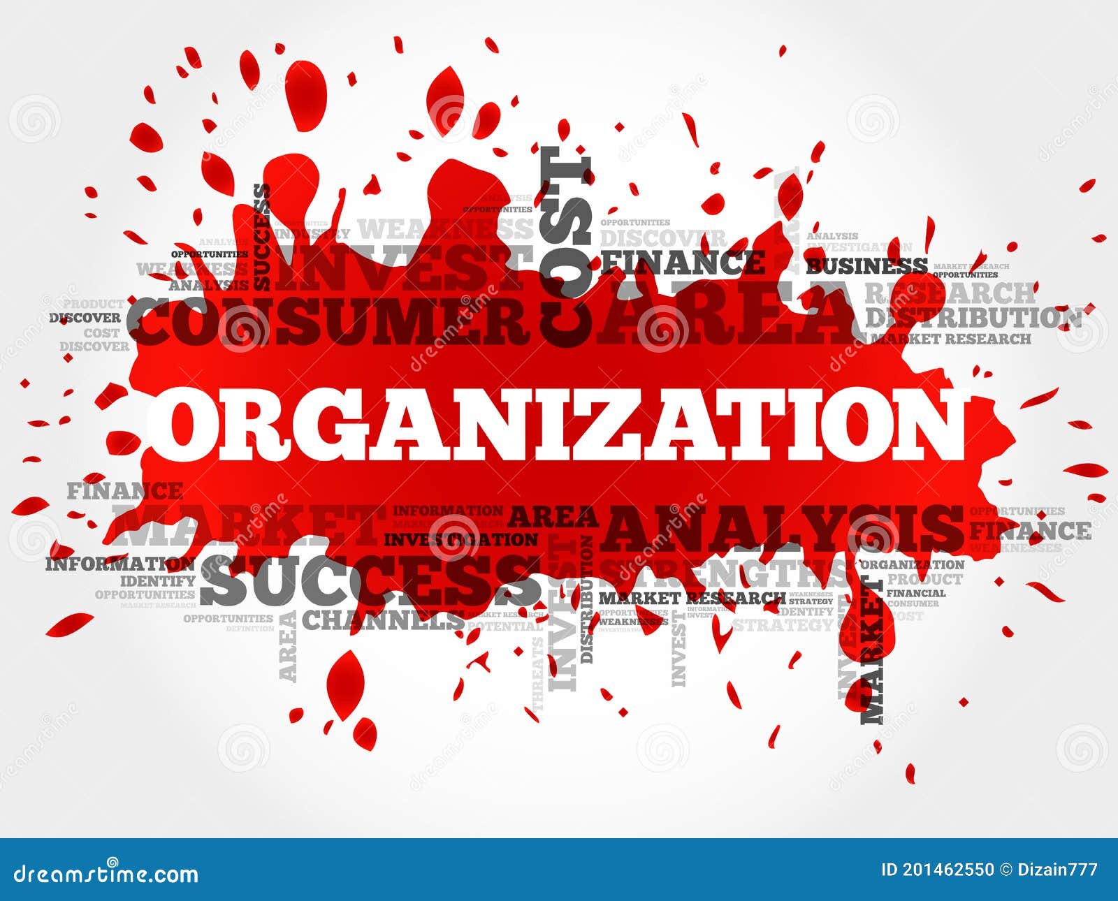 Nuage De Mots D'organisation Illustration Stock - Illustration du ...