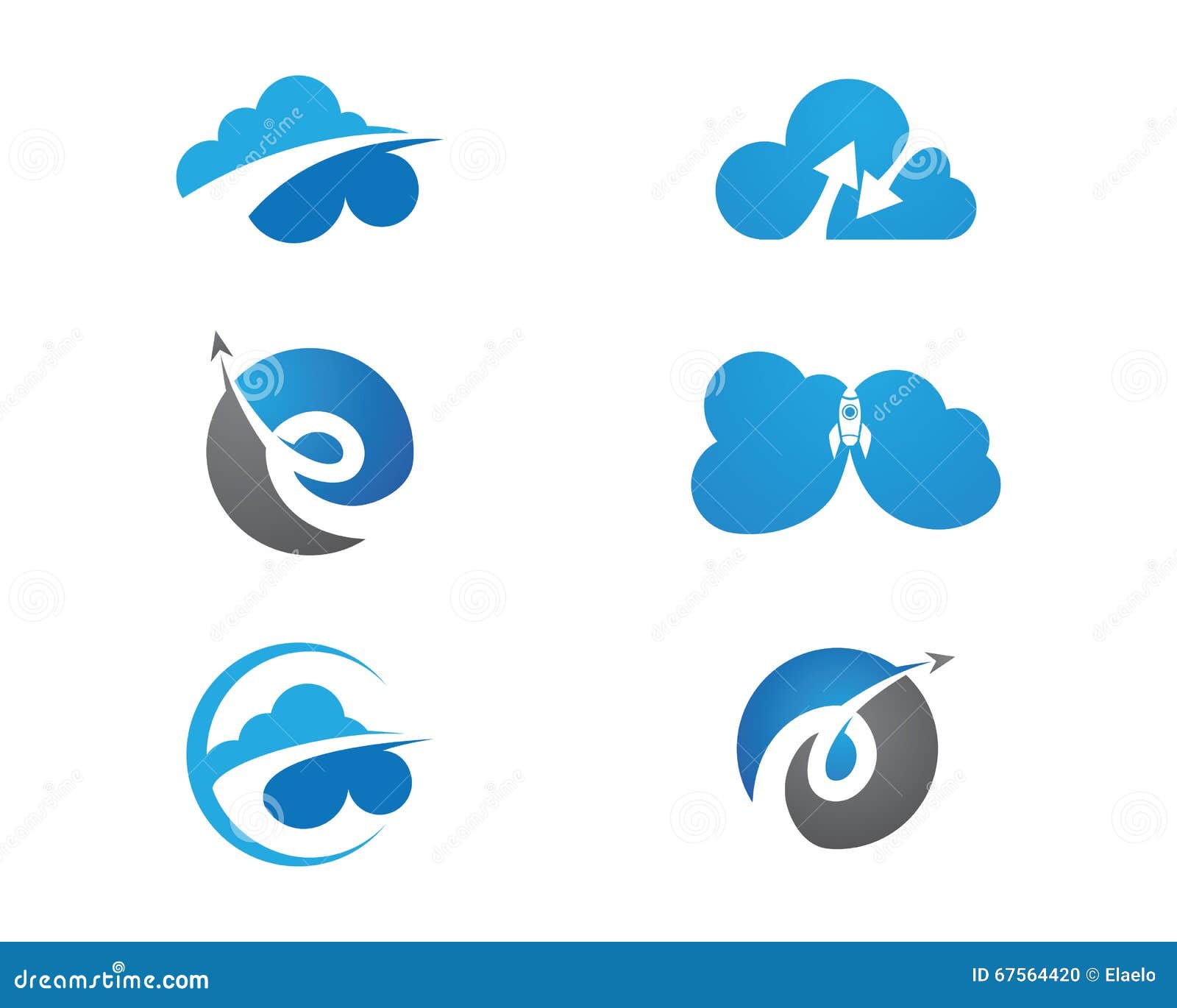 Nuage Logo Template illustration de vecteur. Illustration du vente ...
