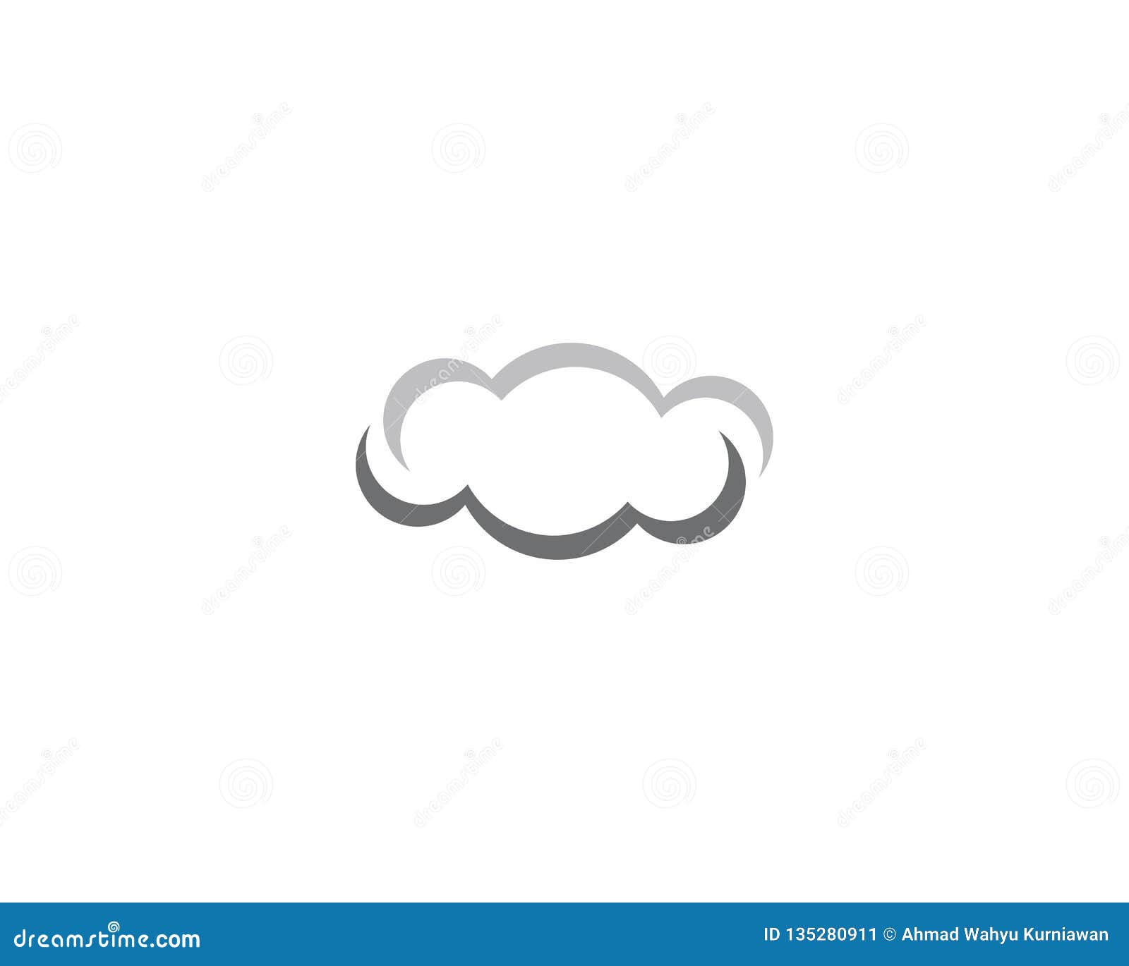 Nuage Logo Vector illustration de vecteur. Illustration du élément ...