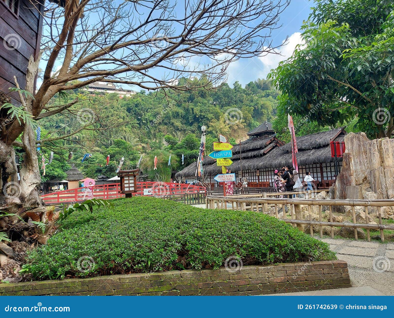 The Nuances of a Japanese Vacation in West Java Stock Image - Image of ...