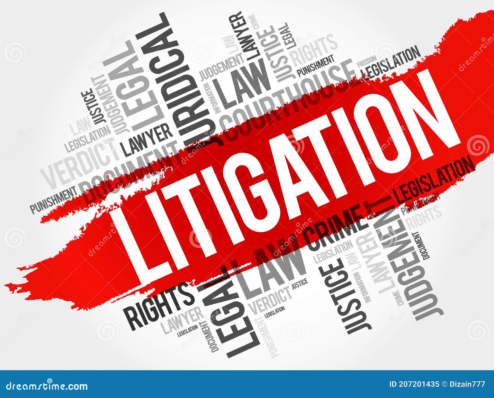 Nube De Palabras De Litigio Stock de ilustración - Ilustración de ...