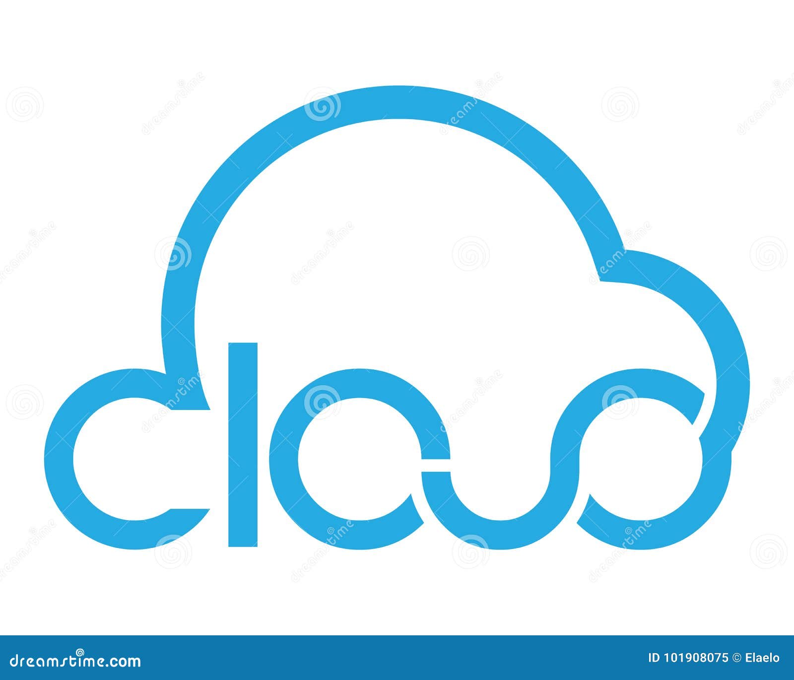 Nube Logo Template ilustración del vector. Ilustración de faster ...