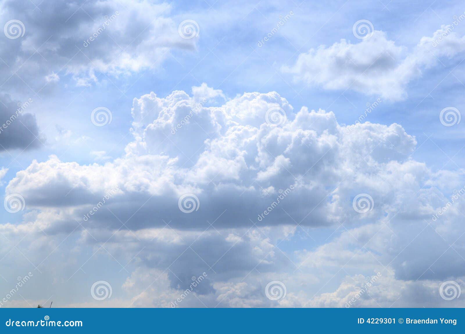 Nube nueve imagen de archivo. Imagen de nubes, hermoso - 4229301