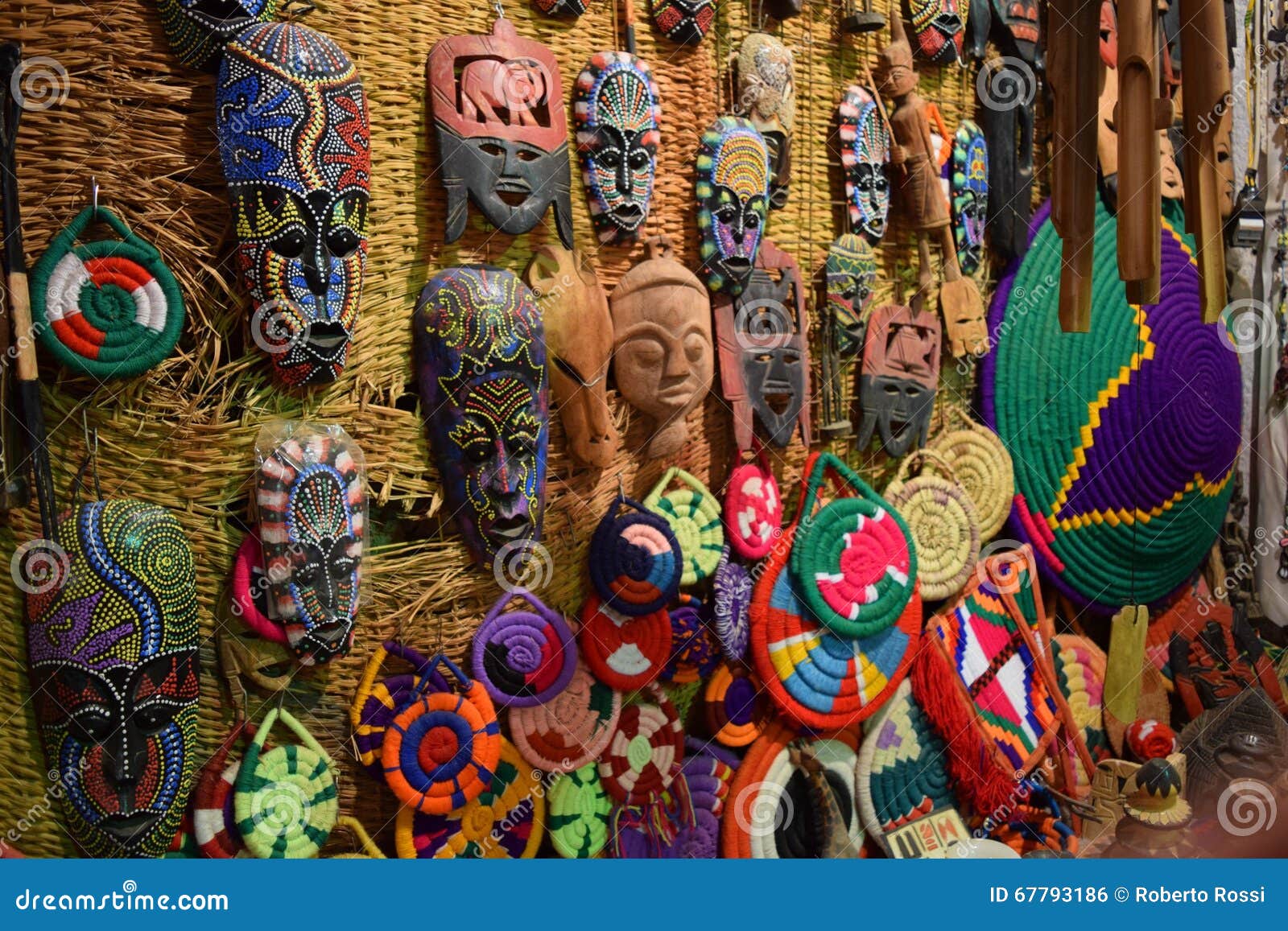 Nubian masks stock photo. Image of colorful, nubia, color - 67793186
