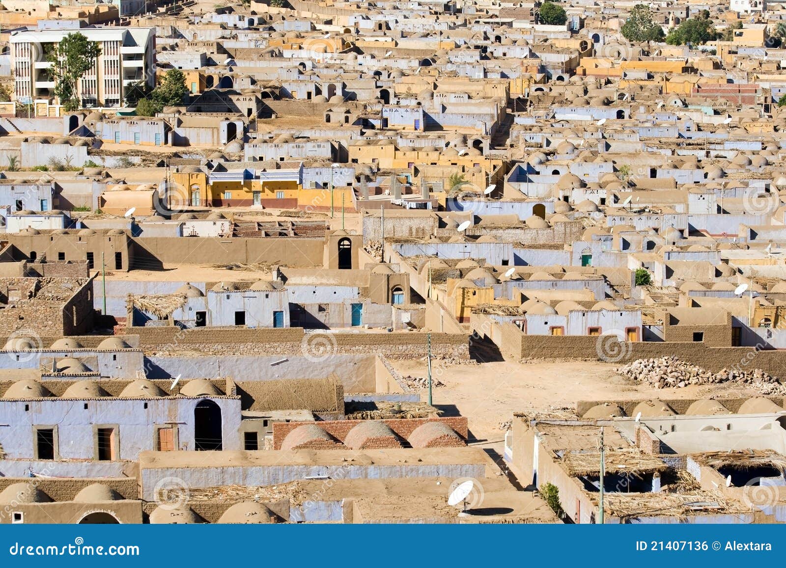Nubian Village stock photo. Image of summer, egyptian - 21407136