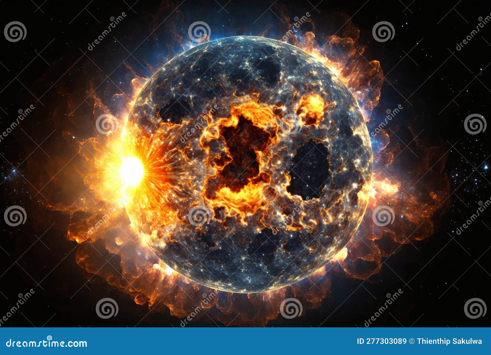 A Nuclear Atom on Dark Background, Future Innovation, Disruptive ...