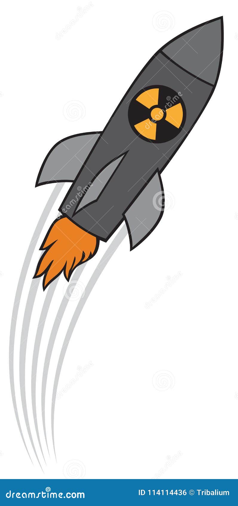 Nuclear or Atomic Bomb Vector Illustration Stock Vector - Illustration ...