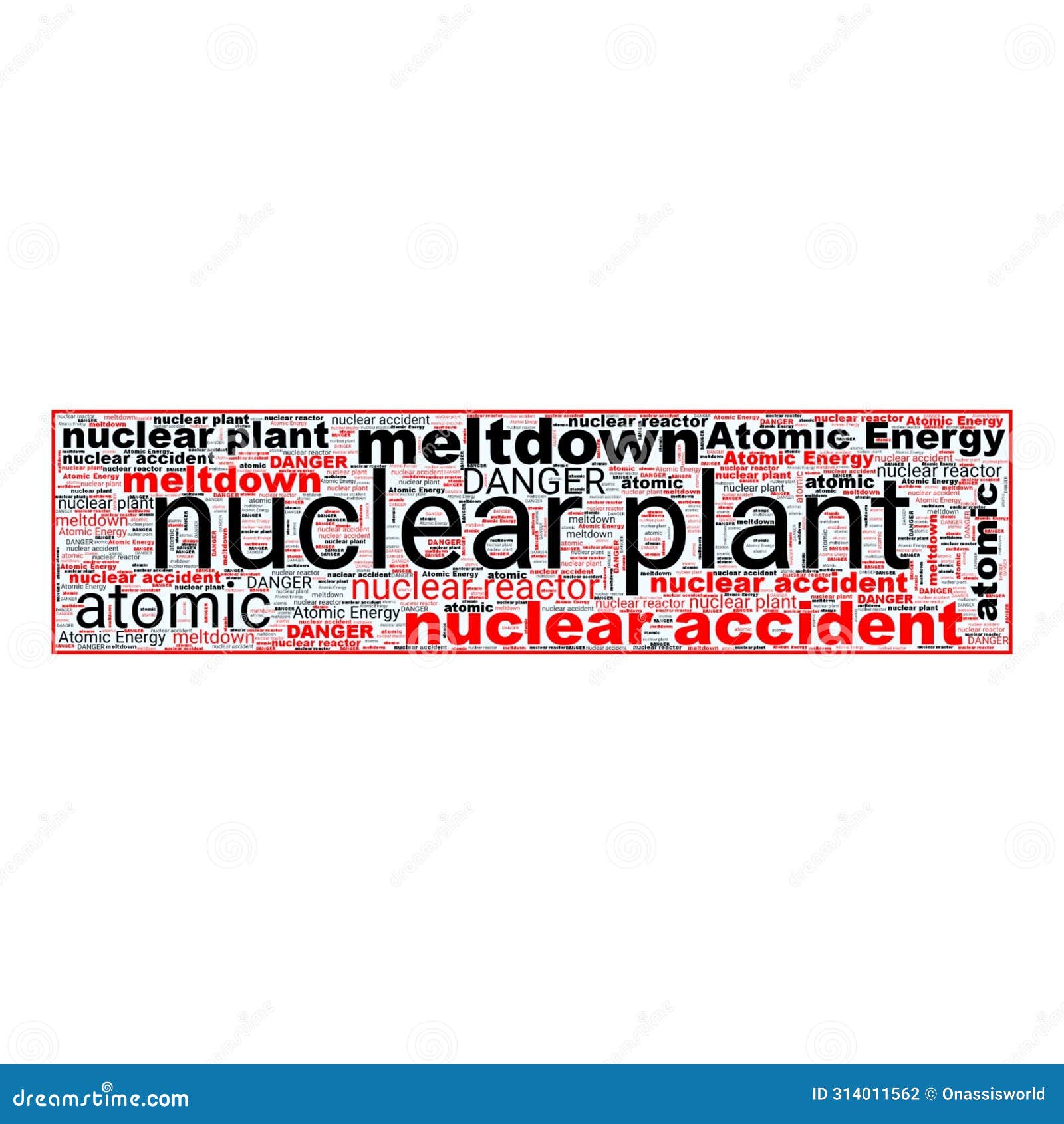 Nuclear Atomic Energy Illustration Abstract Text Background Icons Stock ...