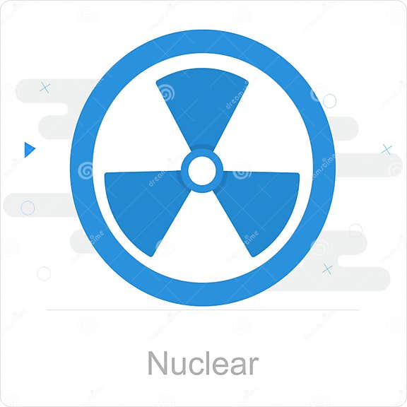 Nuclear stock illustration. Illustration of atomic, nuclear - 340612896