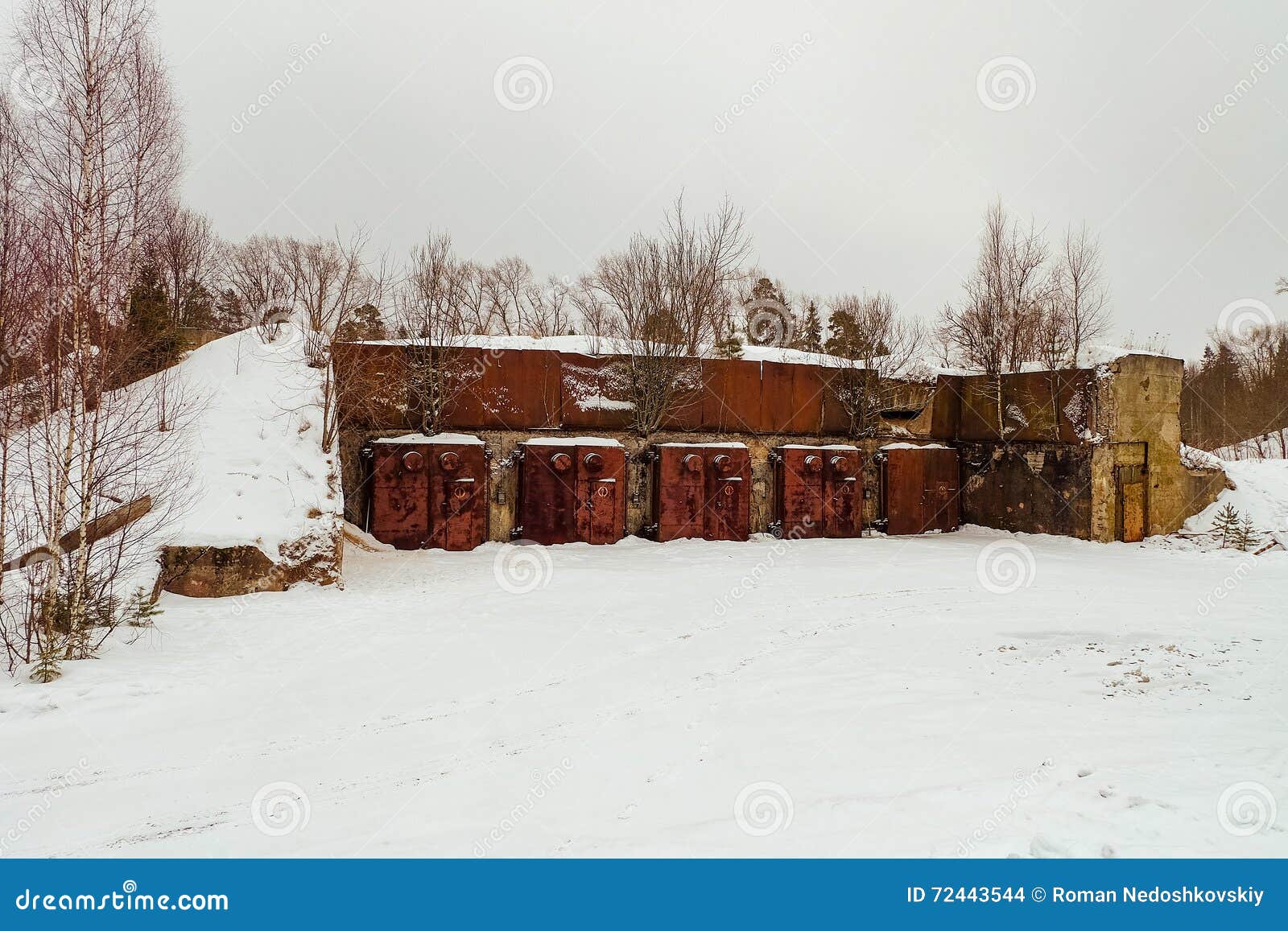 Nuclear bunker stock photo. Image of gate, array, missiles - 72443544