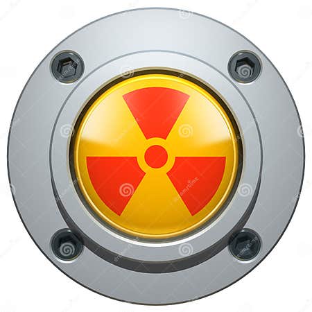 Nuclear Button stock illustration. Illustration of isolated - 1766654