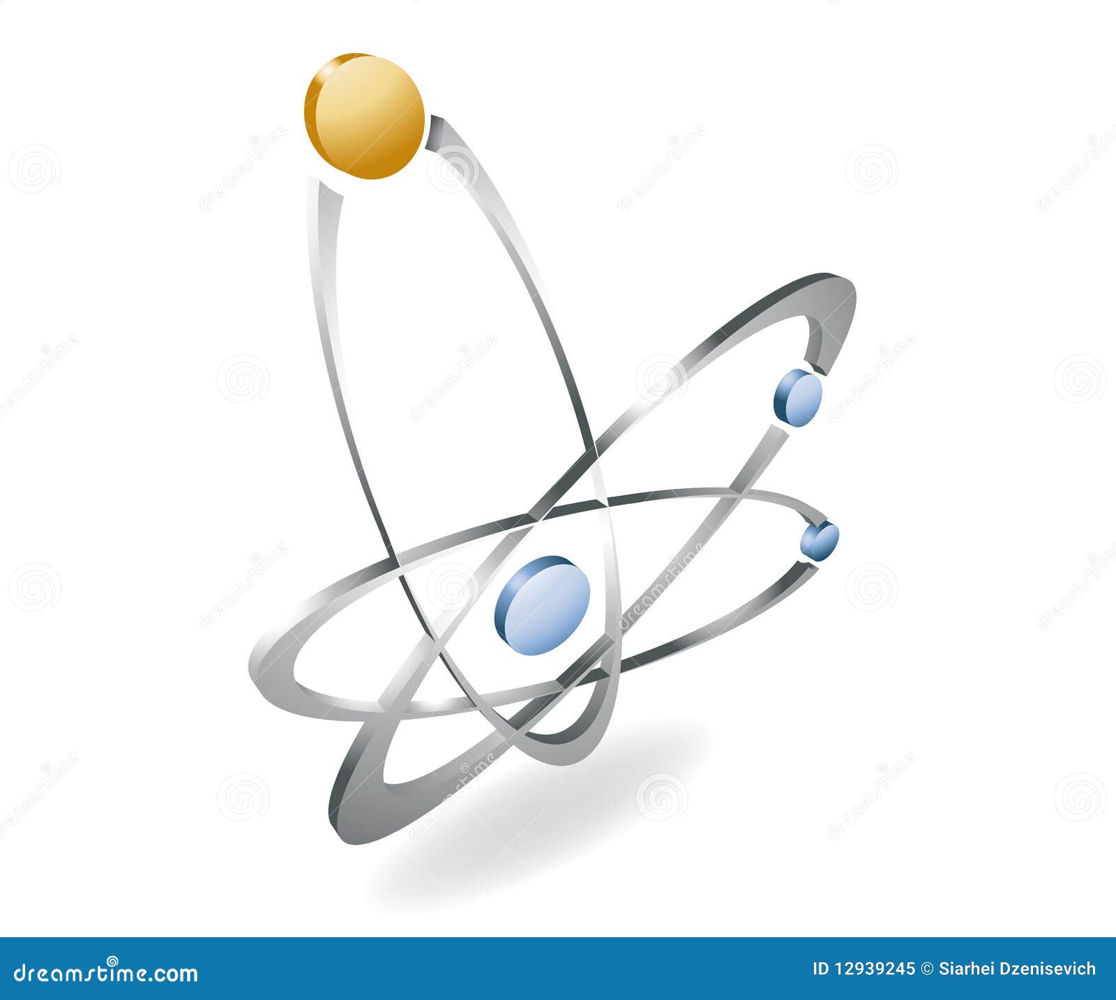 Nuclear design element stock vector. Illustration of company - 12939245