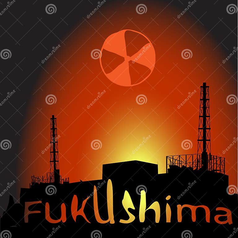 Nuclear disaster stock vector. Illustration of gamma - 19176544