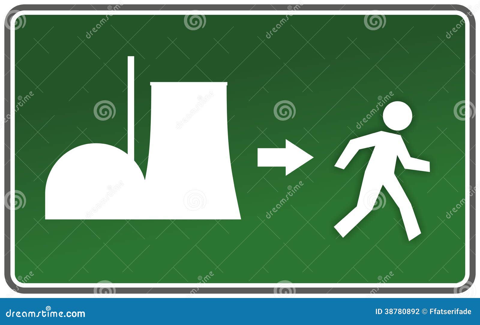 Nuclear stock illustration. Illustration of exit, reactor - 38780892