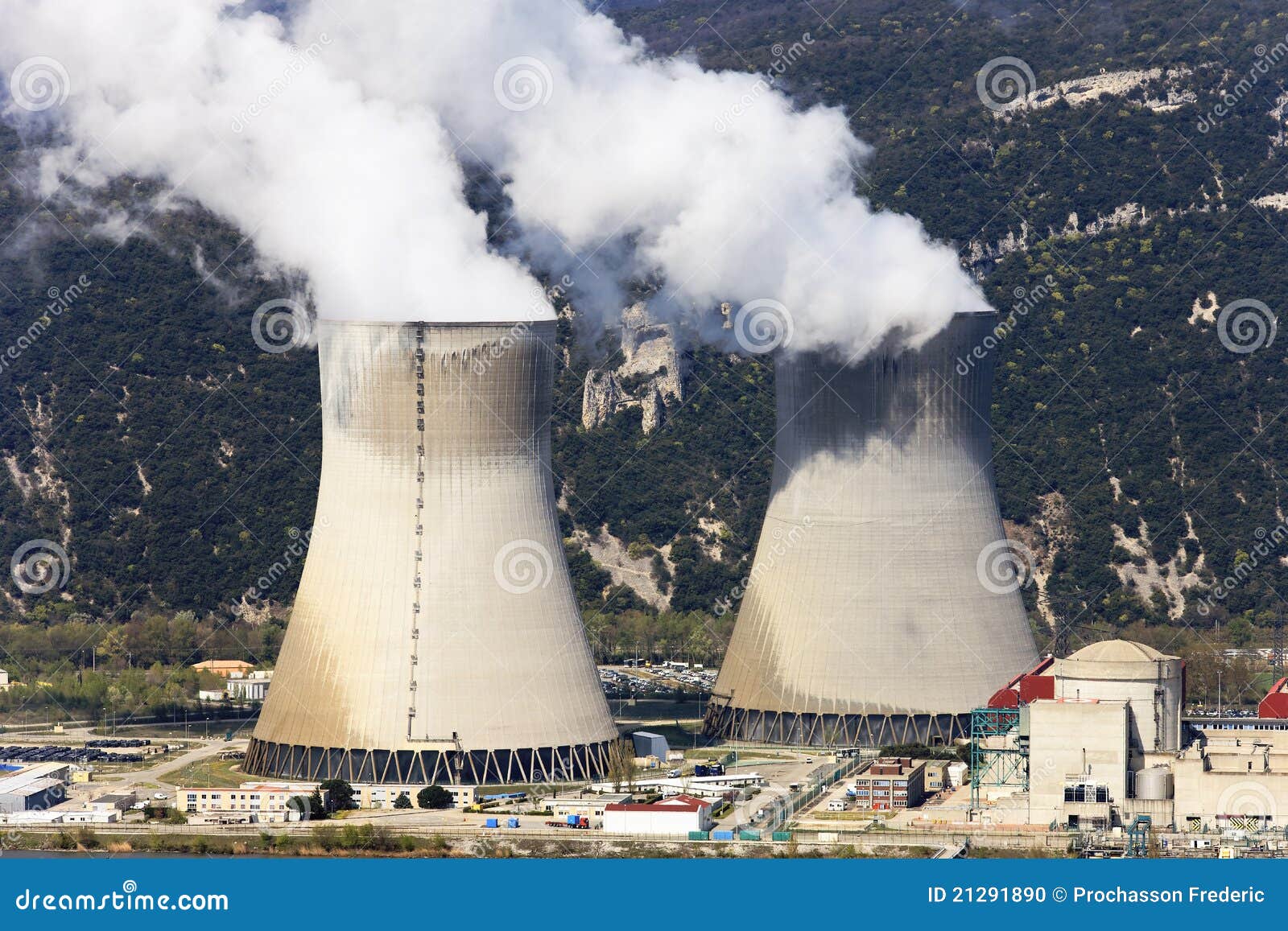 Nuclear energy stock photo. Image of smoke, environment - 21291890