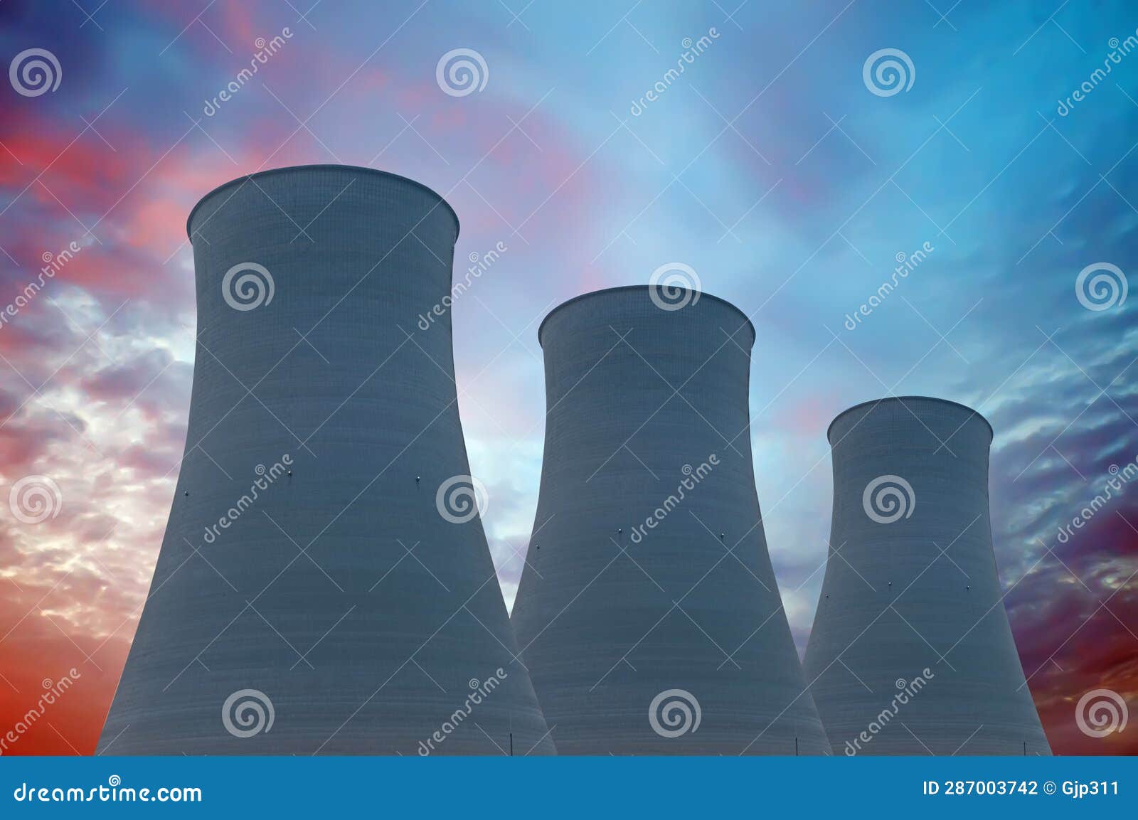 Nuclear energy stock photo. Image of plant, radiation - 287003742