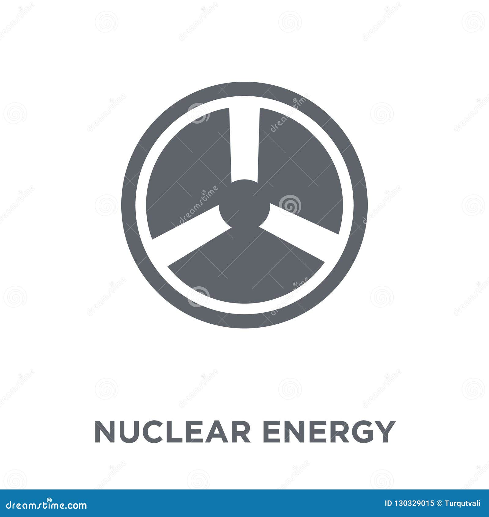 Nuclear Energy Icon from Ecology Collection. Stock Vector ...