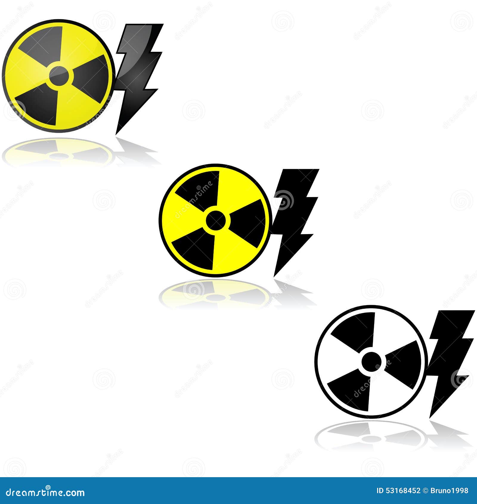 Nuclear energy stock illustration. Illustration of danger - 53168452