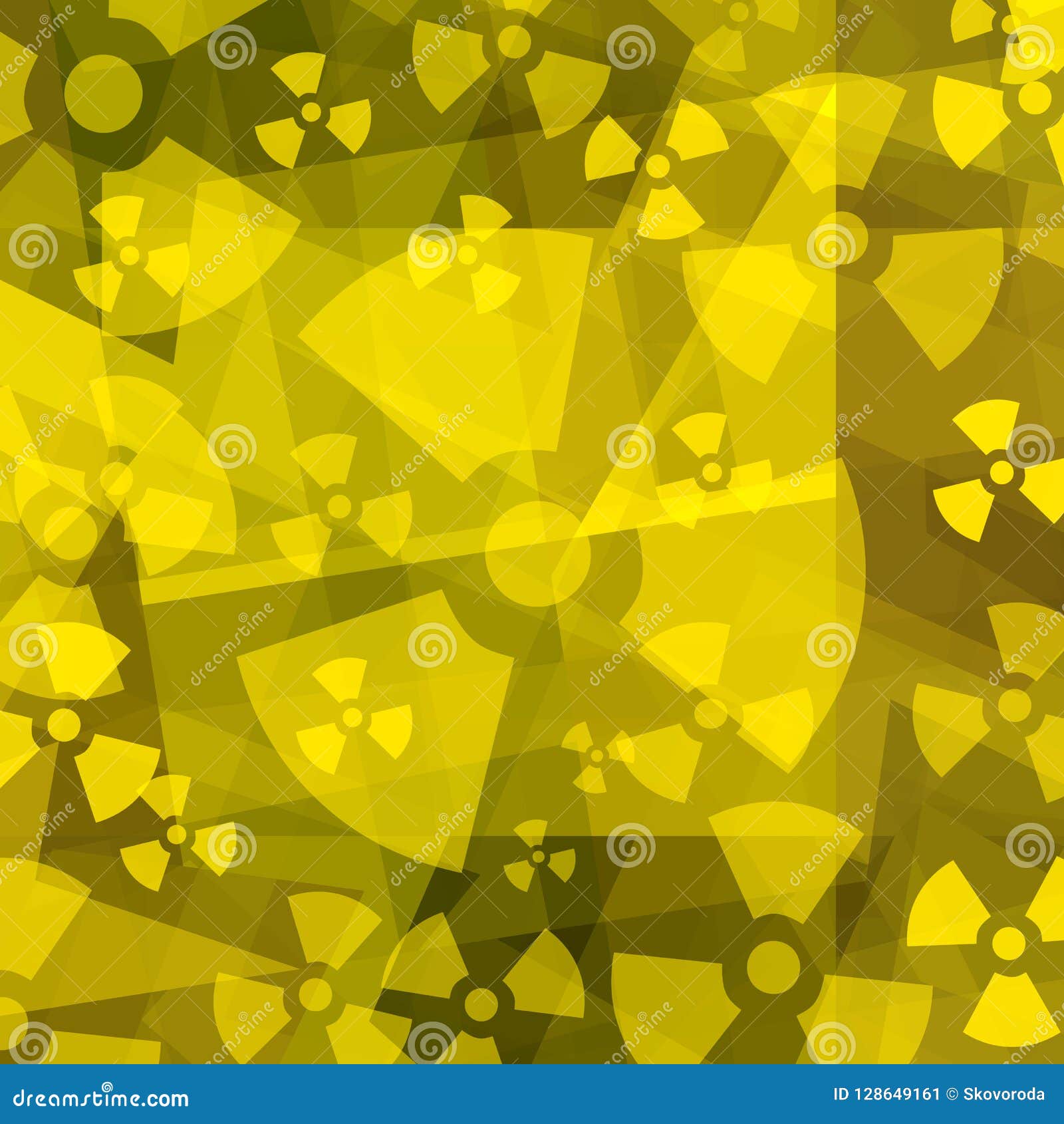 Nuclear energy stock illustration. Illustration of atomic - 128649161
