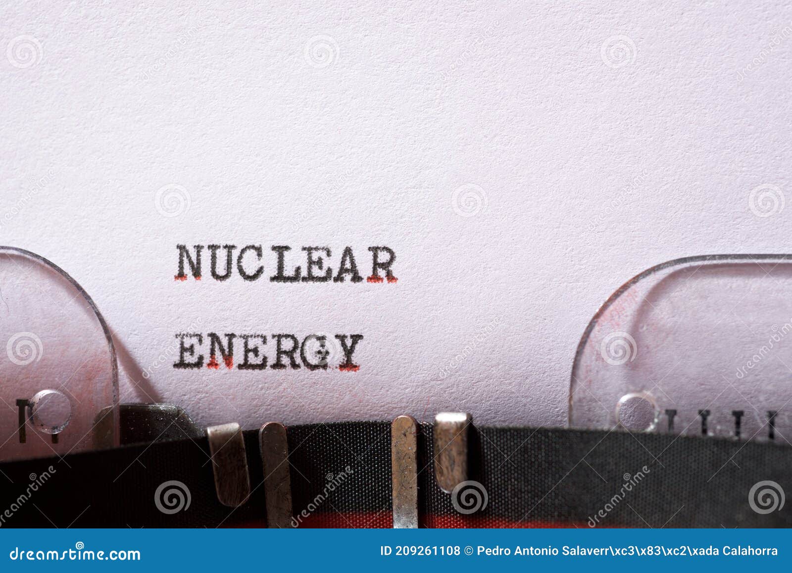 Nuclear energy text stock photo. Image of message, risk - 209261108
