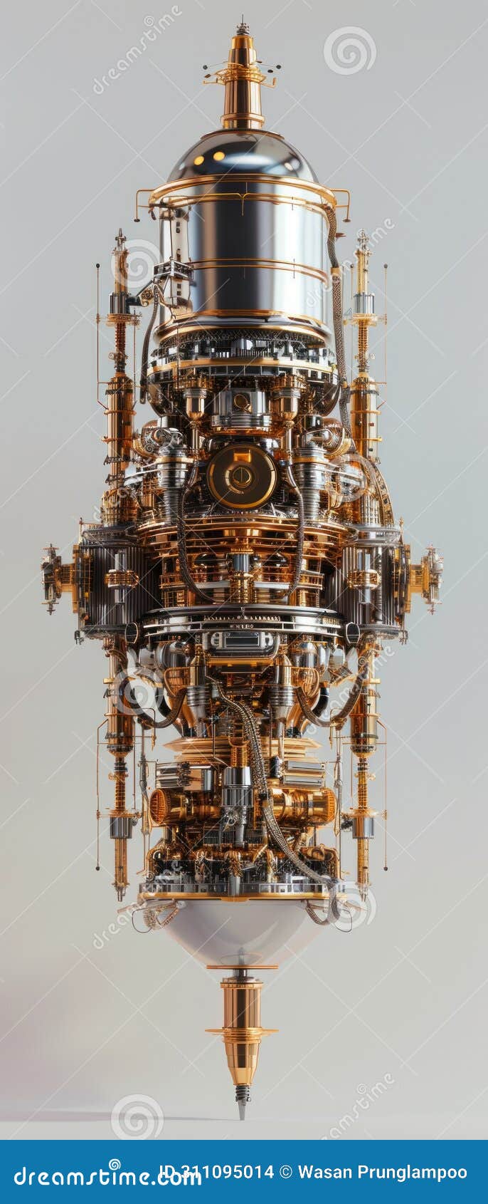 Nuclear Engines Refresh Technologys Future Close-up Stock Photo - Image ...