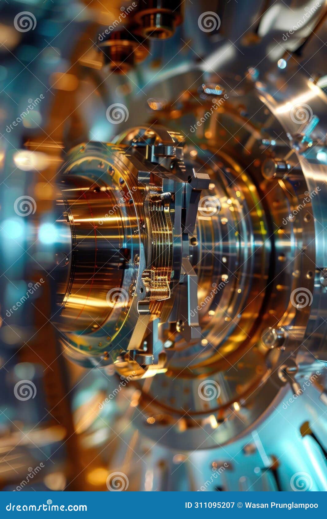 Nuclear Engines Refresh Technologys Future Close-up Stock Image - Image ...
