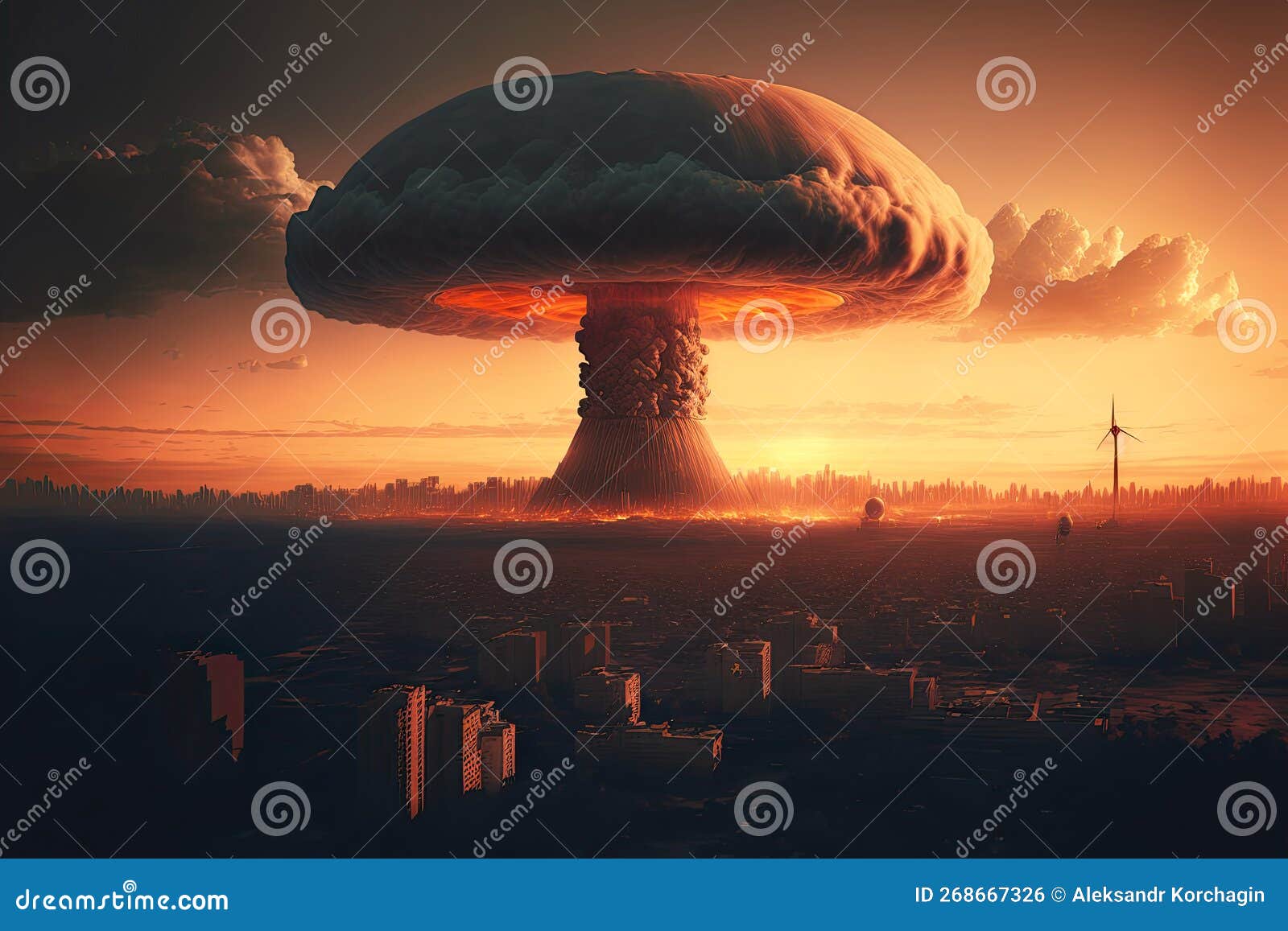 Radioactive Mushroom-Picker Stock Photography | CartoonDealer.com #23132618