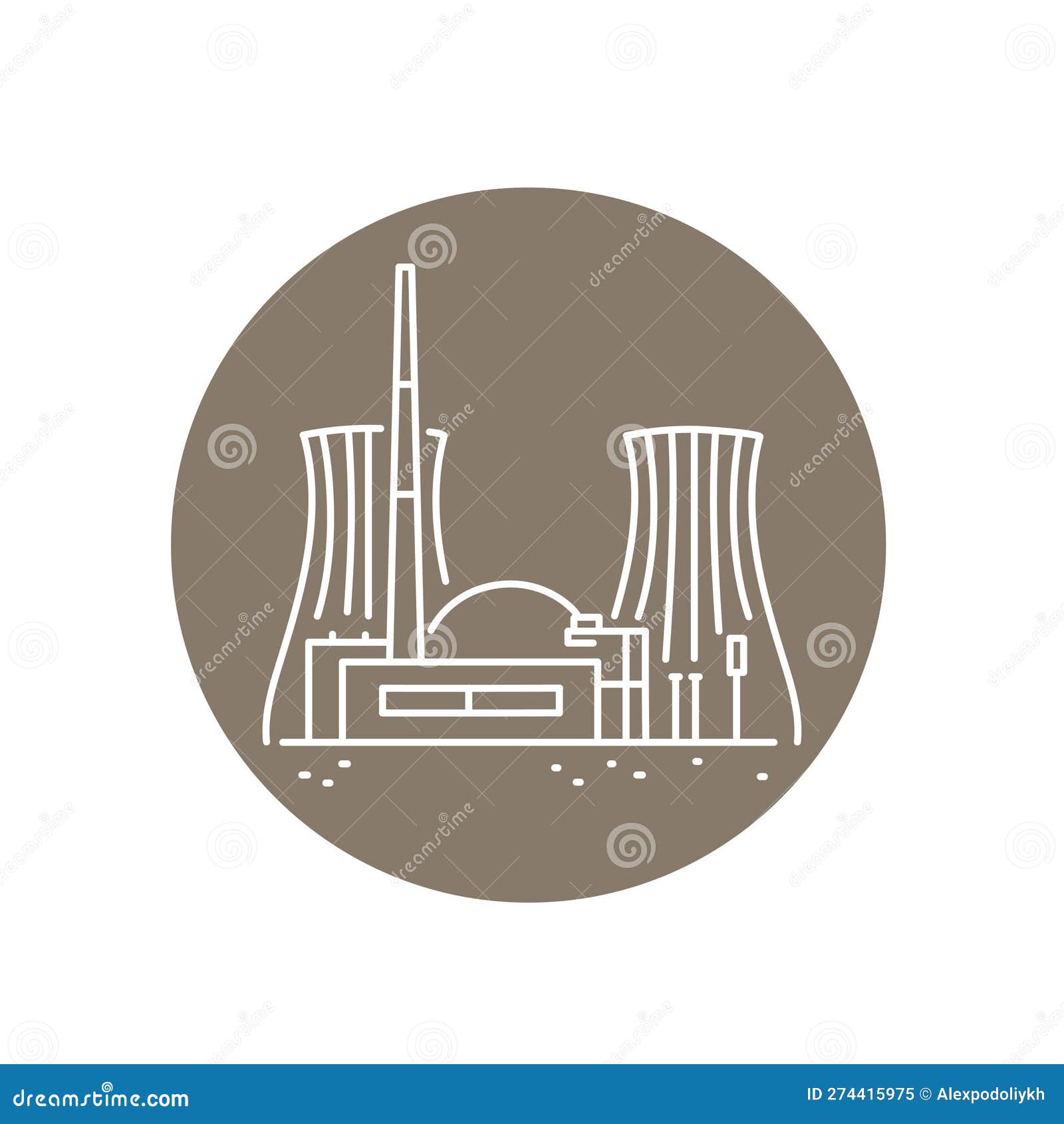 Nuclear Factory Color Line Icon. Pictogram for Web Page Stock Vector ... Nuclear Factory Color Line Icon. Pictogram for Web Page Stock Vector ...