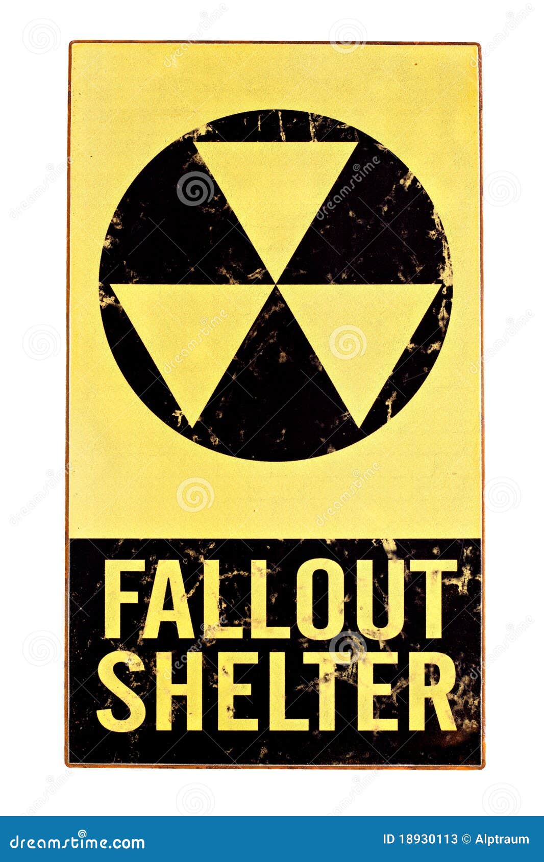 Nuclear Fallout Shelter Sign
