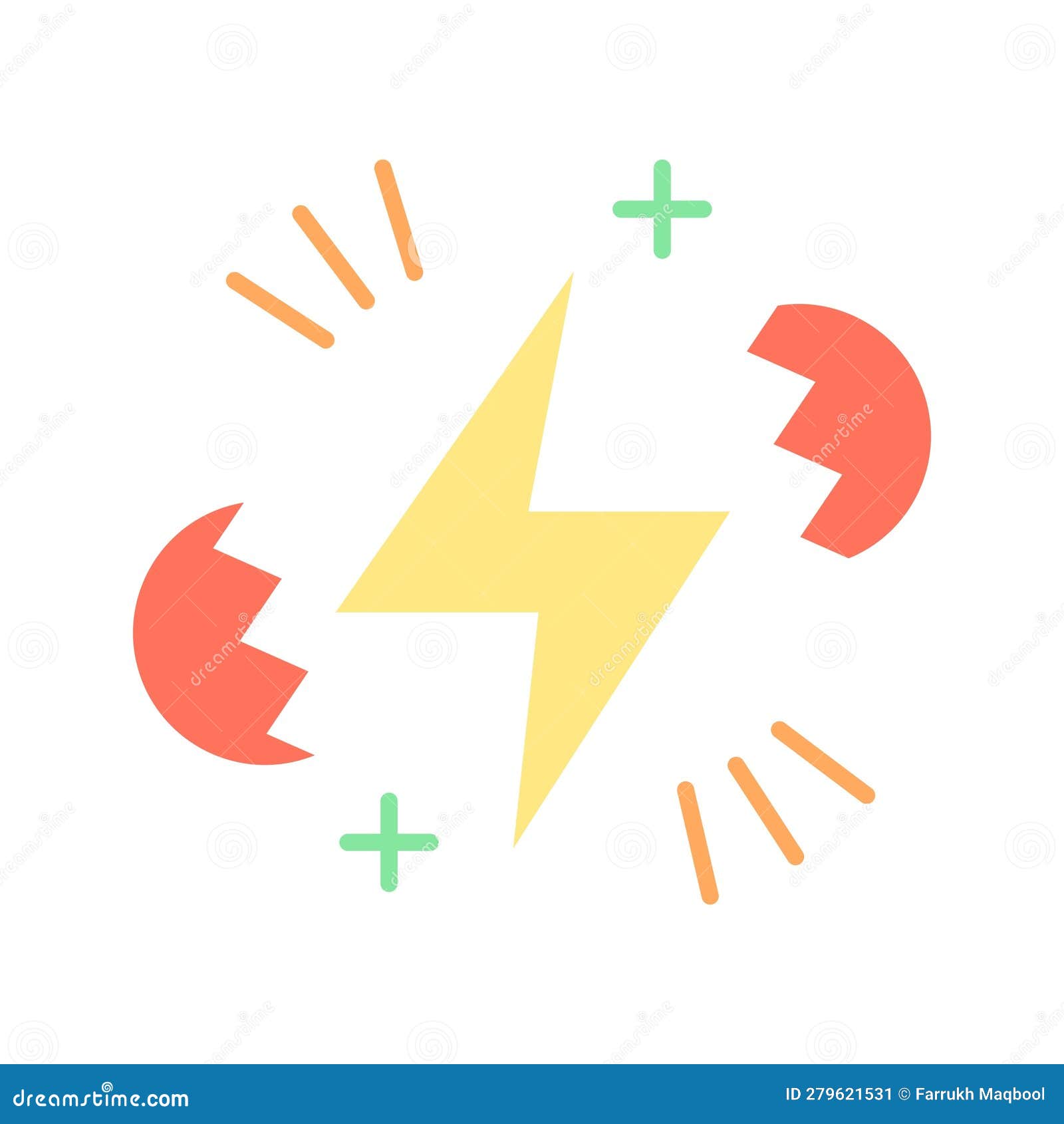 Nuclear Fission Icon Vector Image. Stock Vector - Illustration of ...