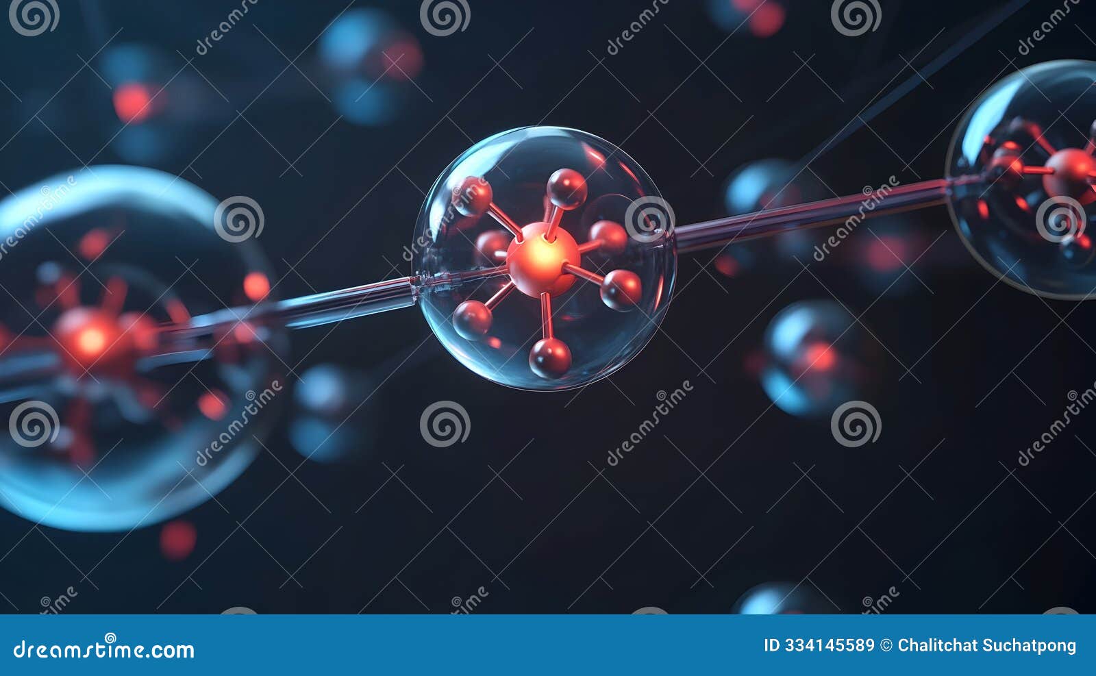 Nuclear Fission Process Highlighting Atomic Interactions and Energy Transfer Stock Illustration ...