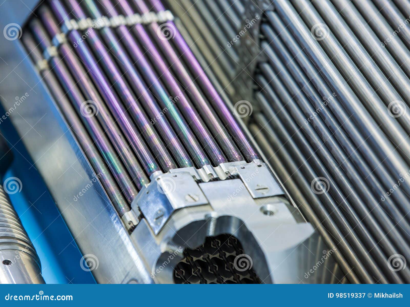 Nuclear Fuel Assembly Fragment Stock Image - Image of abstract, atomic ...