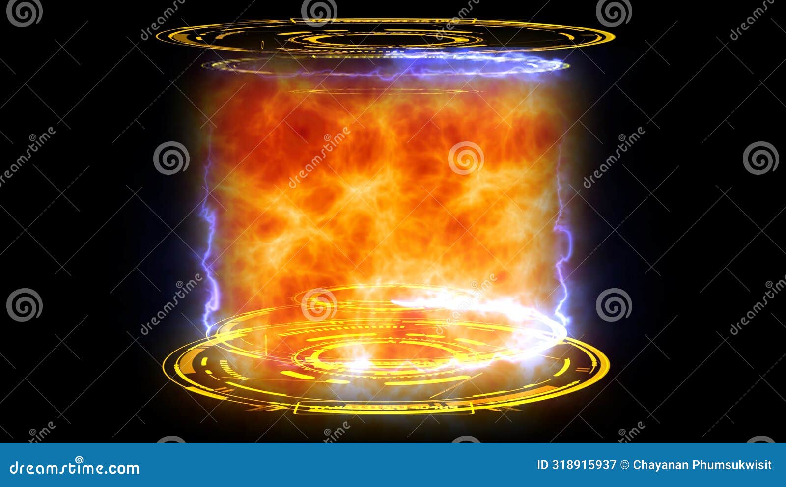 Nuclear Fusion Engine Simulation Atomic Collision To Powerful Release ...