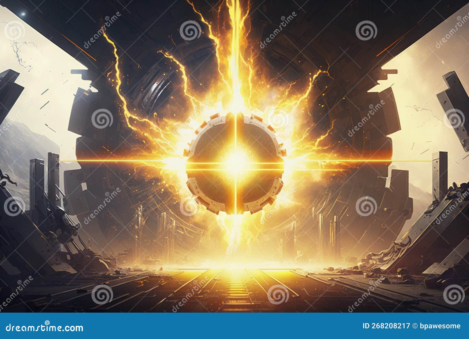 Immense Exploding Sun Stock Illustration | CartoonDealer.com #318192682