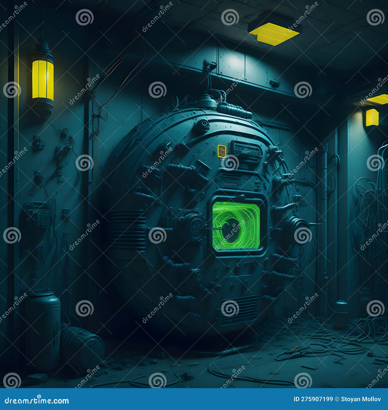 Nuclear Futuristic Sci Fi Heavy Fallout Shelter Locked Basement ... Nuclear Futuristic Sci Fi Heavy Fallout Shelter Locked Basement ...
