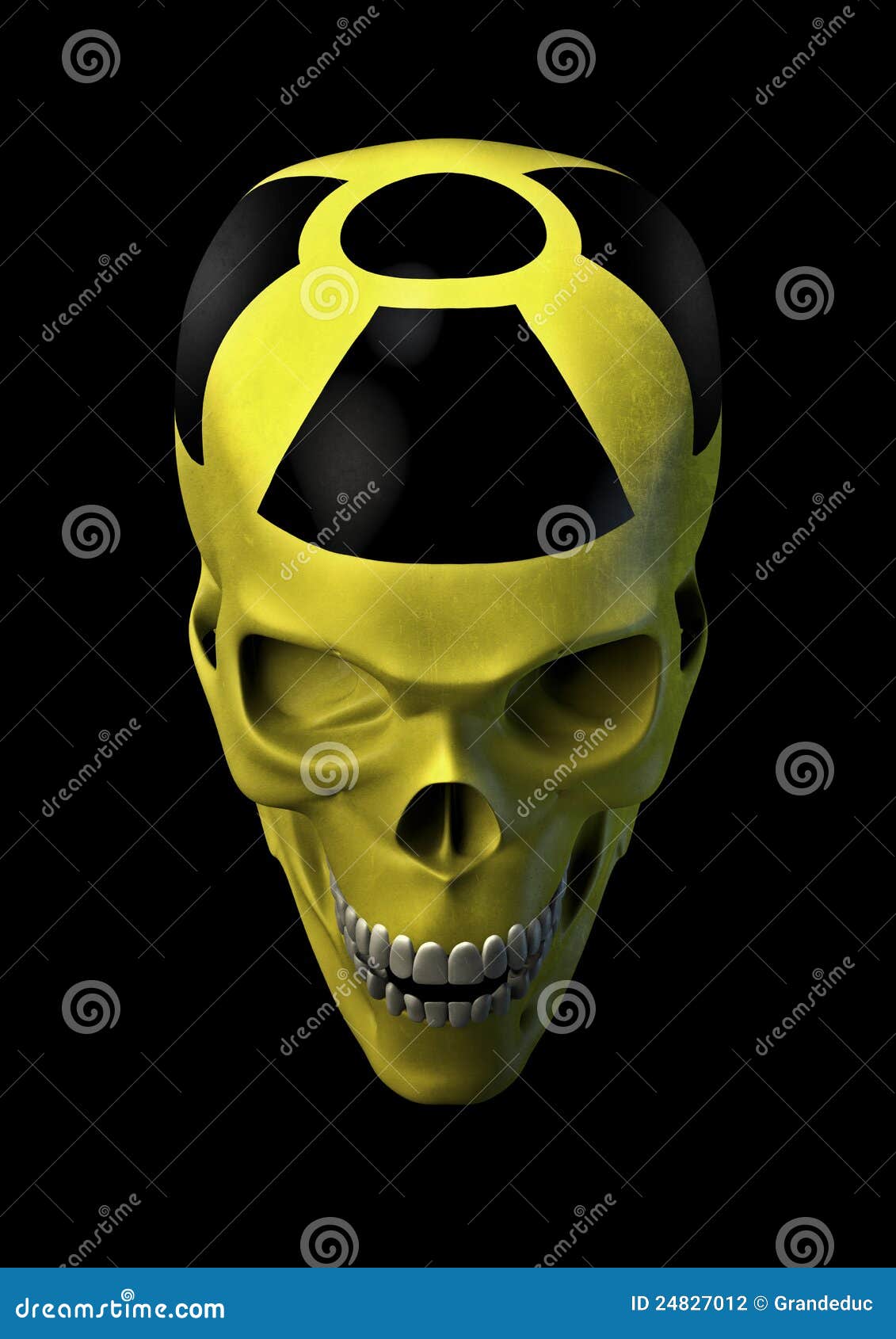 Nuclear horror stock illustration. Illustration of dangerous - 24827012
