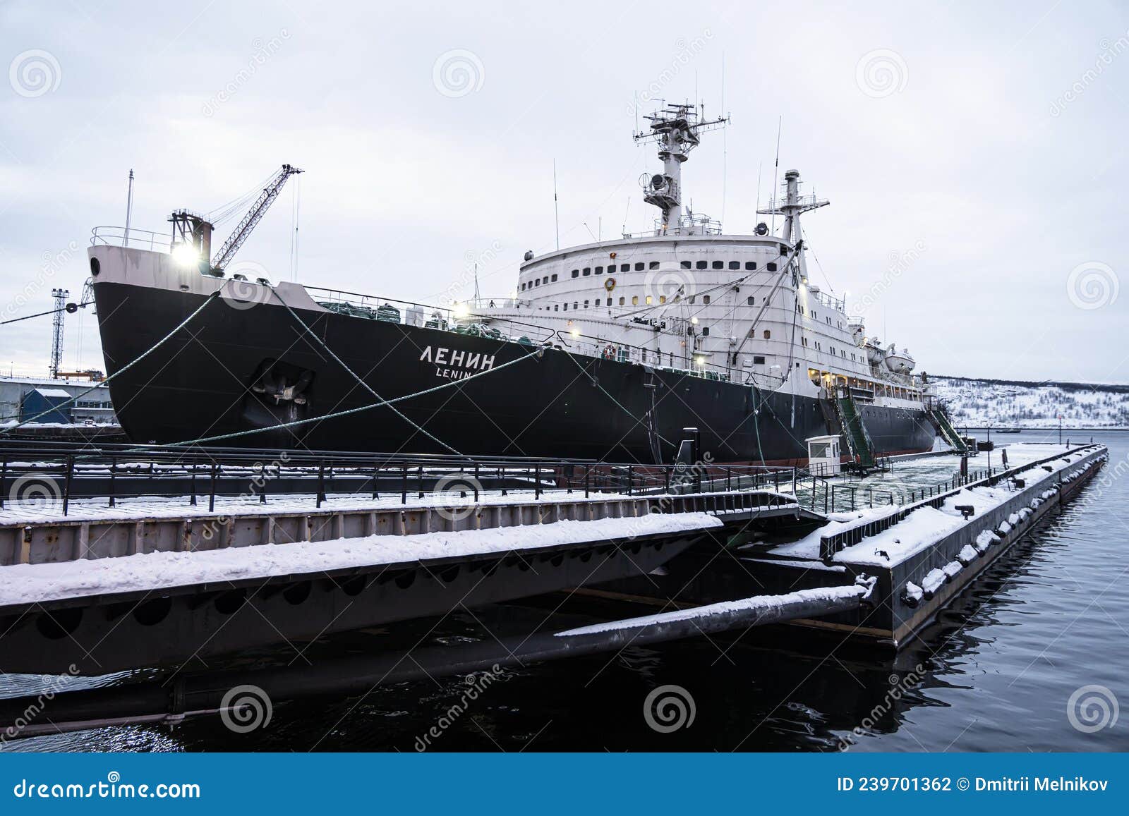 Nuclear Icebreaker Lenin Imaged On Soviet Postage Stamp | CartoonDealer ...