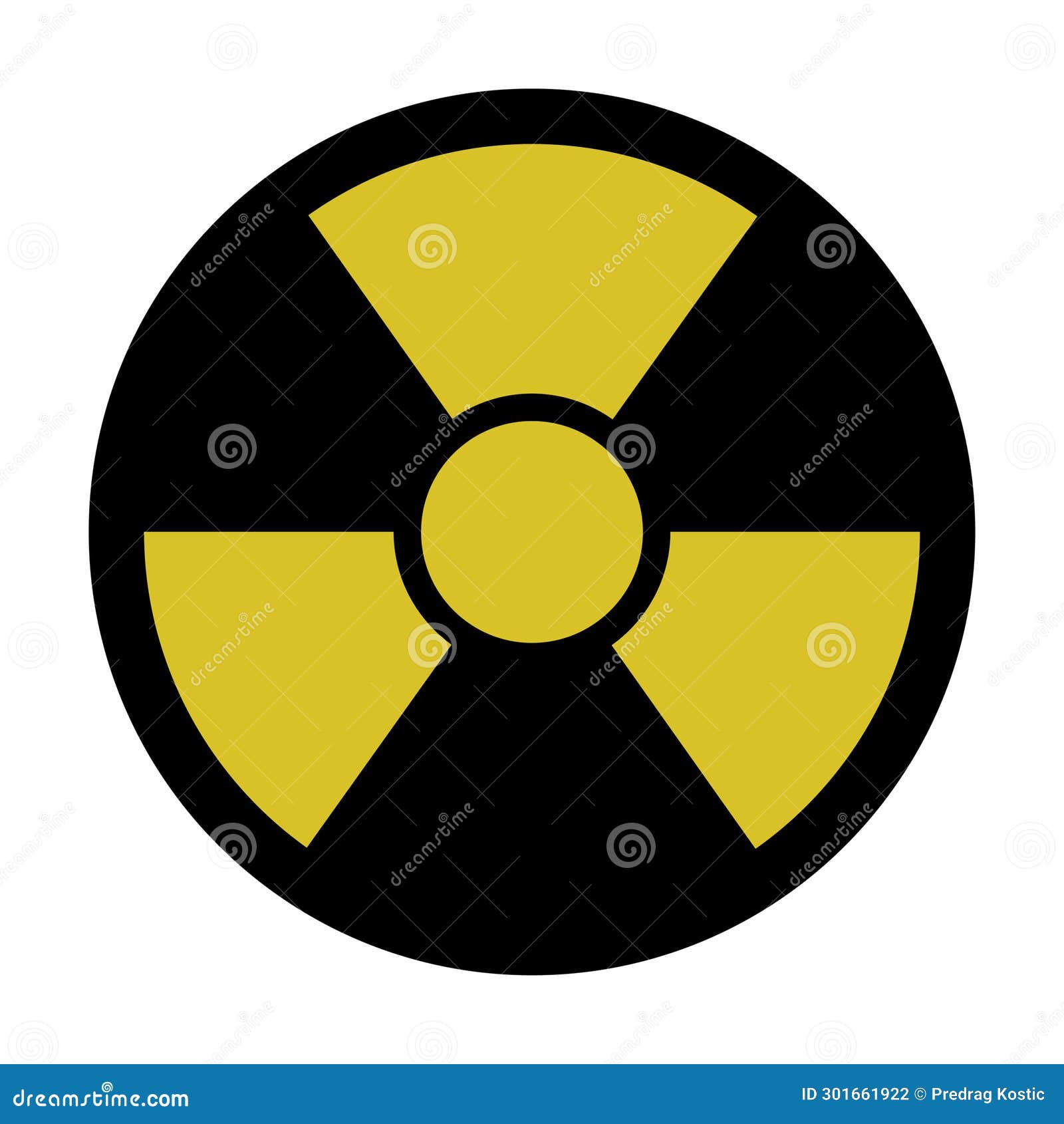 Nuclear material sign stock illustration. Illustration of isolated ...