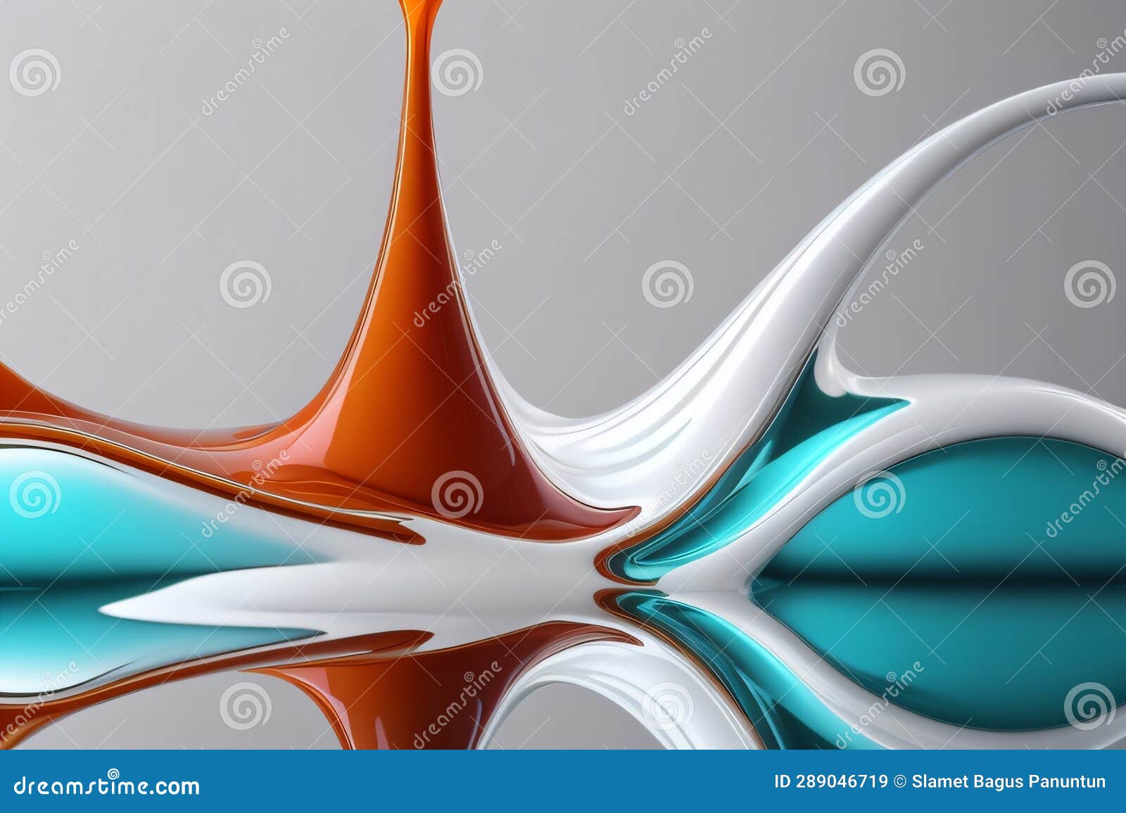 Nuclear Material with Unique and Abstract Shapes Stock Illustration ...