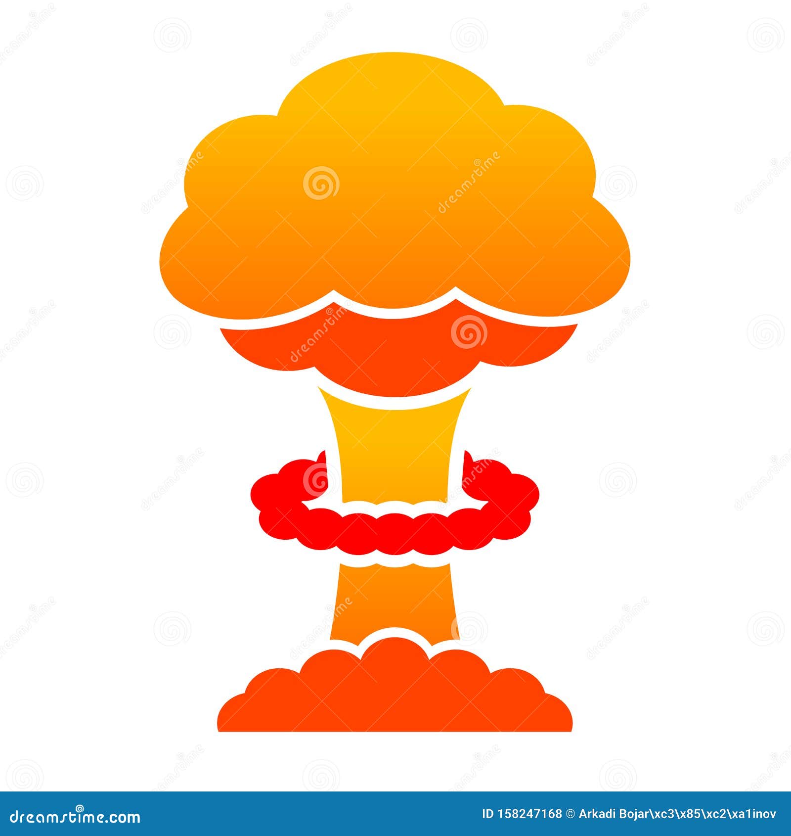 Cartoon Mushroom Cloud