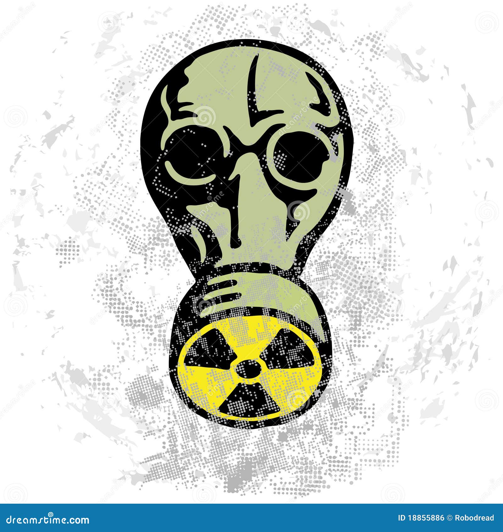 Nuclear nightmare stock vector. Illustration of disaster - 18855886