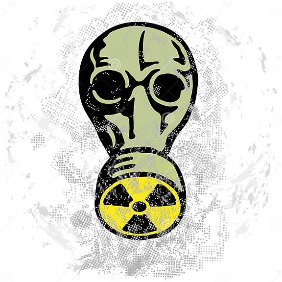 Nuclear nightmare stock vector. Illustration of disaster - 18855886