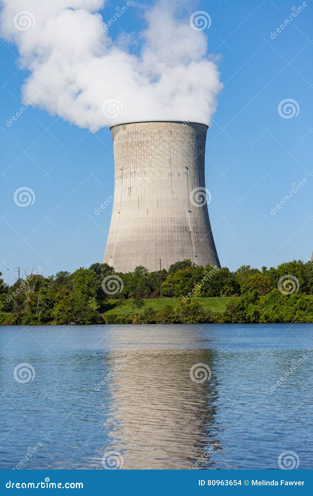Nuclear Plant Cooling Tower Stock Photo - Image of power, radioactive ...