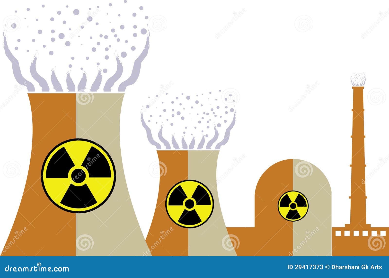 Nuclear plant logo stock vector. Illustration of emergency - 29417373