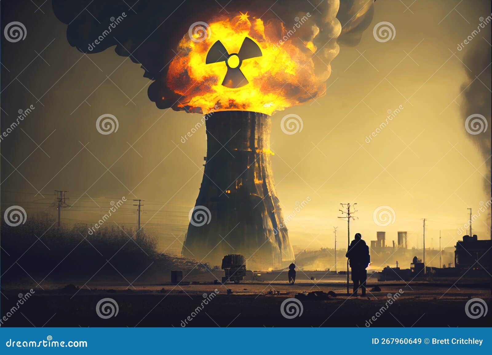 Nuclear Reactor Meltdown Explosion