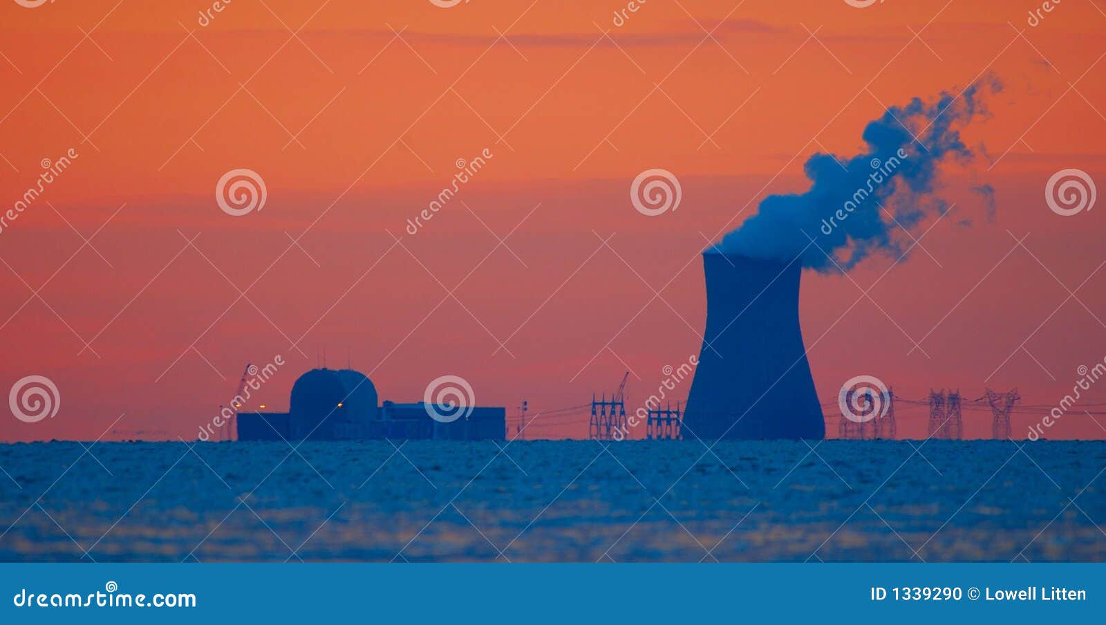 Nuclear Plant Red stock photo. Image of plant, nuclear - 1339290